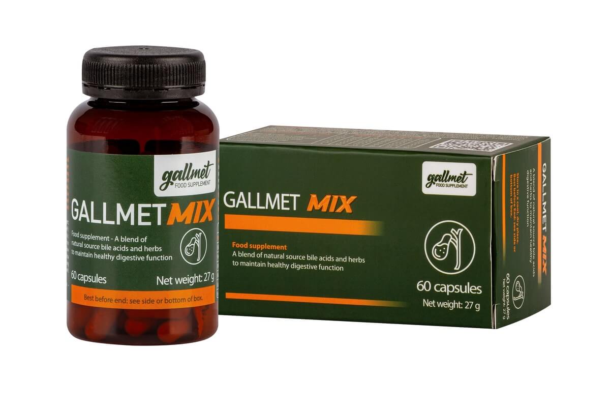 GALLMET natural bile acid capsules