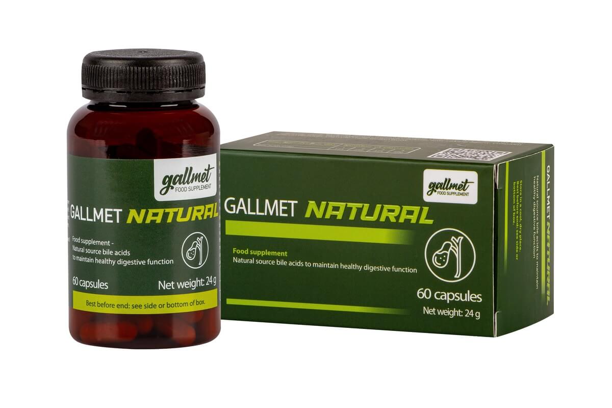 GALLMET natural bile acid capsules